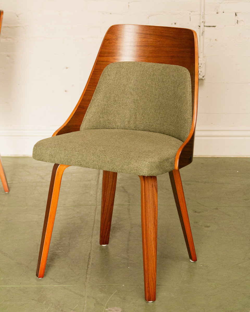 Green tweed chair store