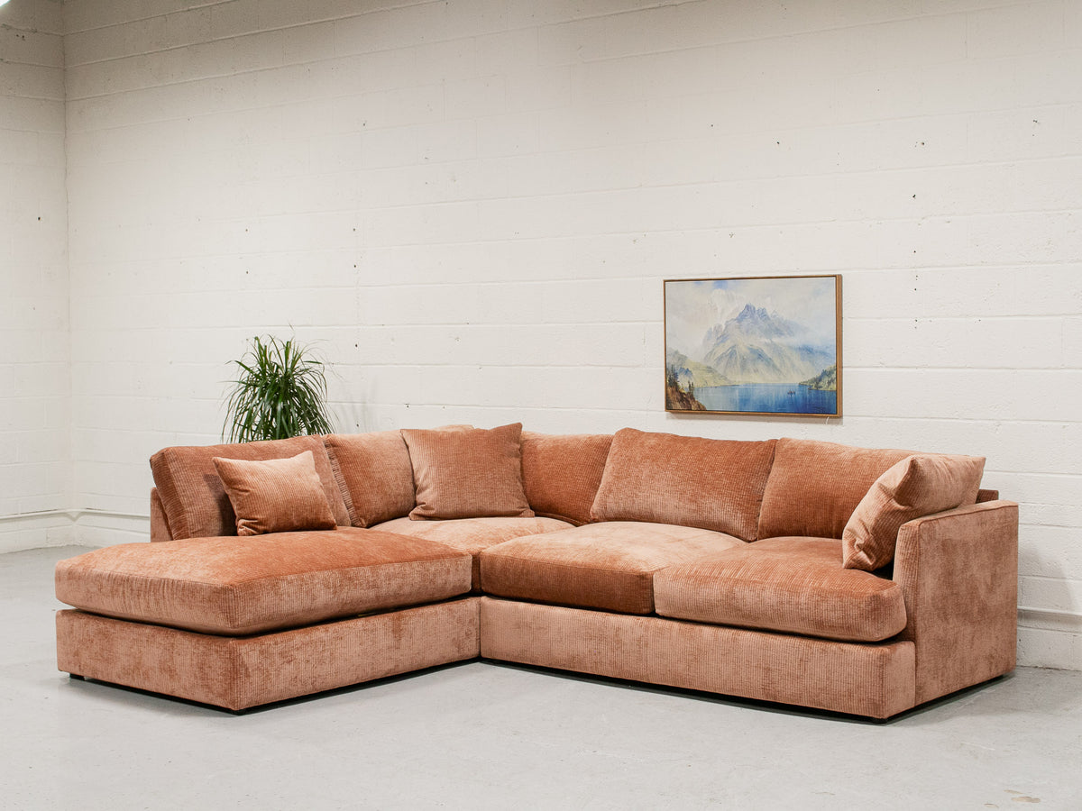 Michonne Sofa in Belmont Clay – Sunbeam Vintage