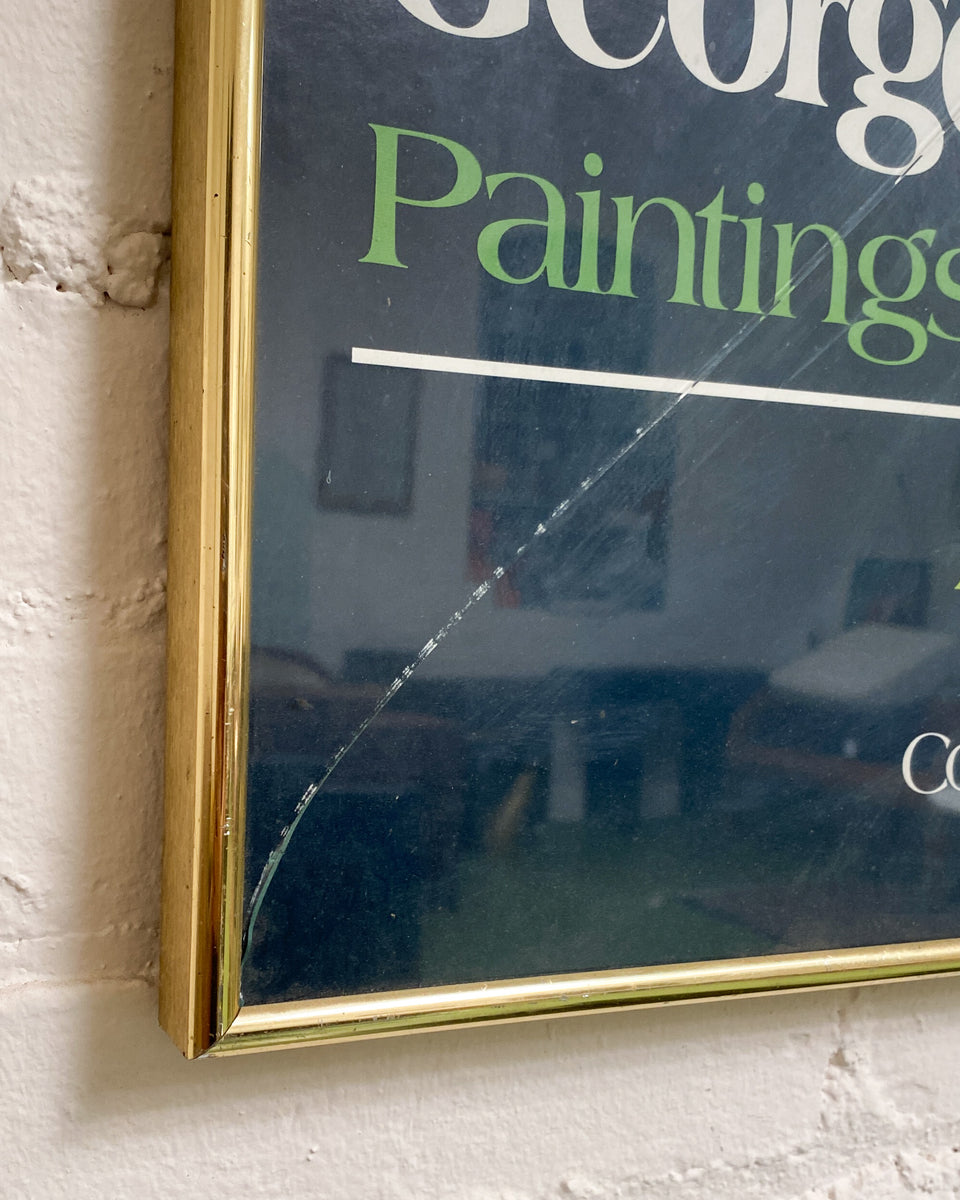 George Wesley Bellows Exhibit Poster, 1979 (Cracked Glass Frame ...