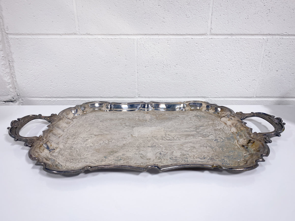 Vintage Silver Plated Copper Tray – Sunbeam Vintage