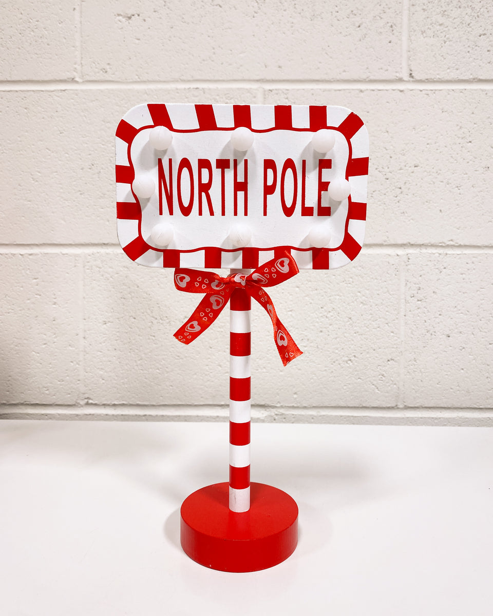 North Pole Light Up Christmas Decor – Sunbeam Vintage