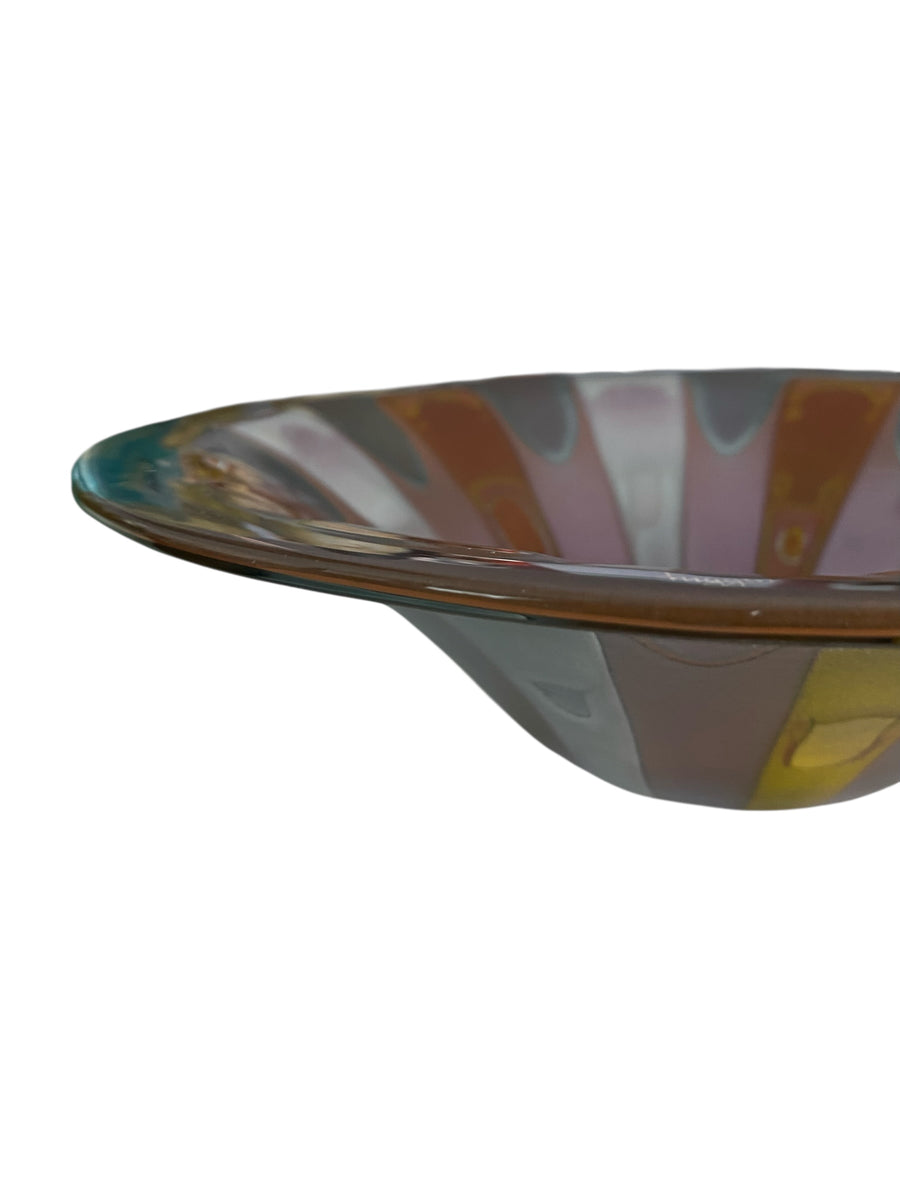 Higgins Fused Glass Pink and Orange Bowl – Sunbeam Vintage
