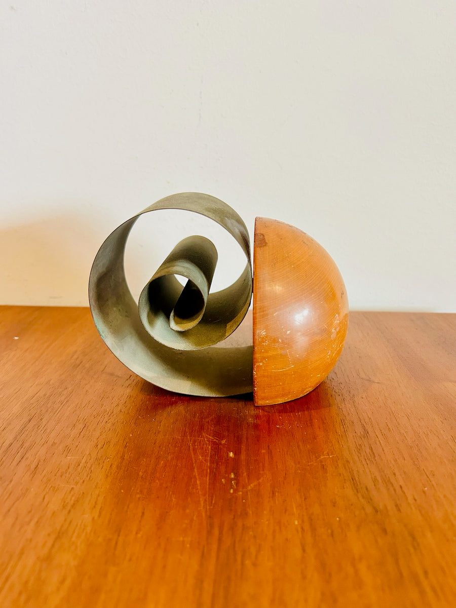Spiral Coil Spring SNAIL Book End – Sunbeam Vintage