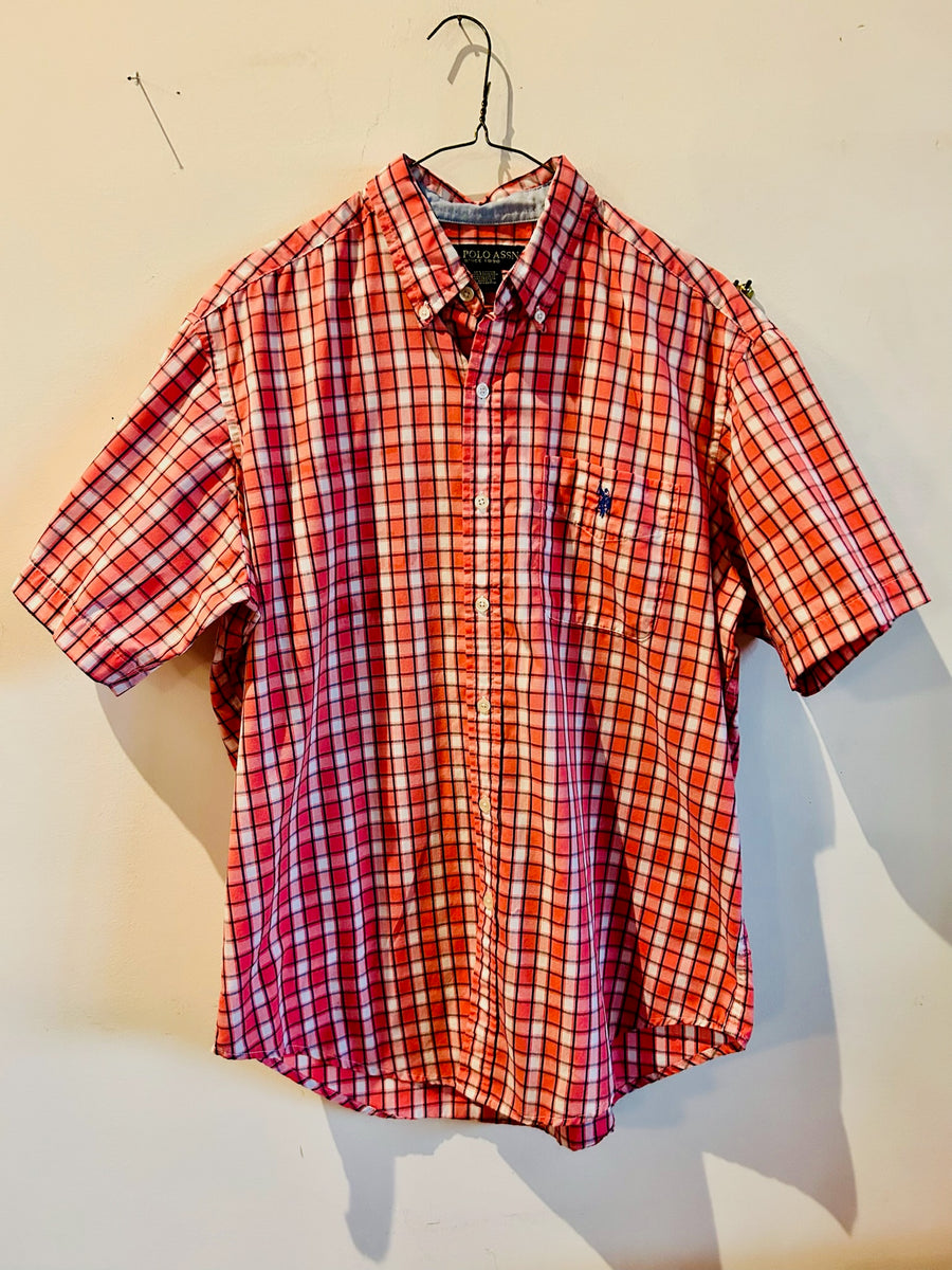 US Polo Assn. Red Plaid Shirt – Sunbeam Vintage