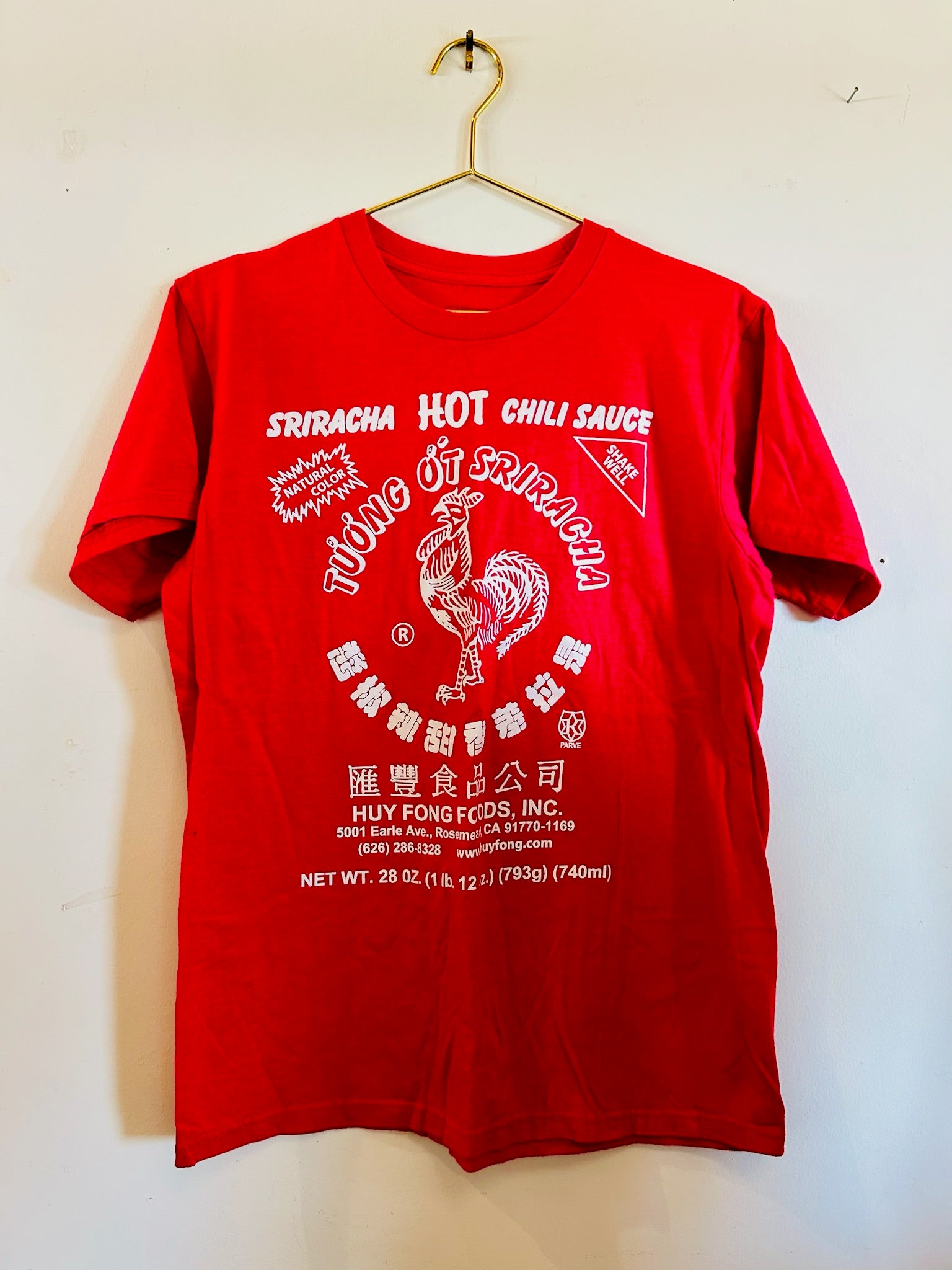 Sriracha Hot Chili Sauce Shirt Sunbeam Vintage