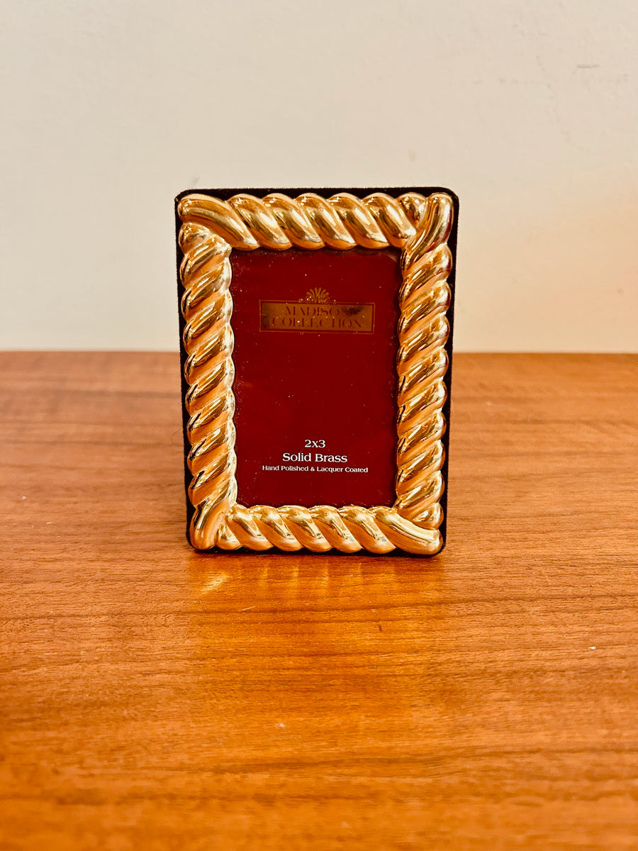Miniature Solid Brass Picture Frame – Sunbeam Vintage