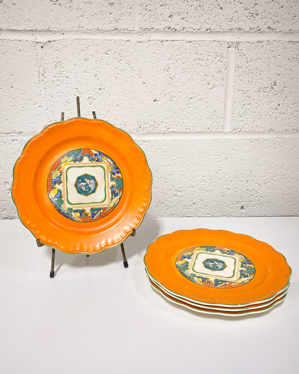 Vintage Noritake Style Orange Plate – Sunbeam Vintage