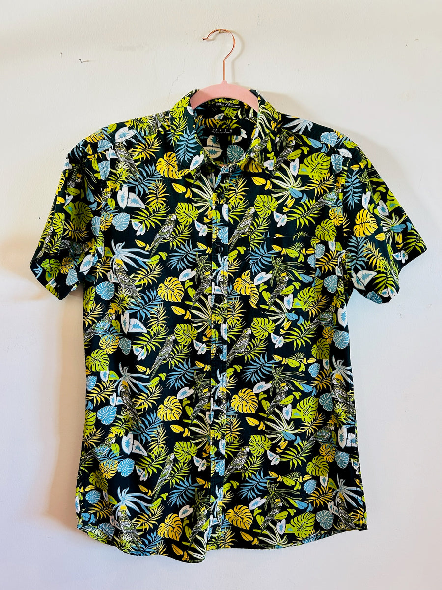 Green Parrots Shirt – Sunbeam Vintage