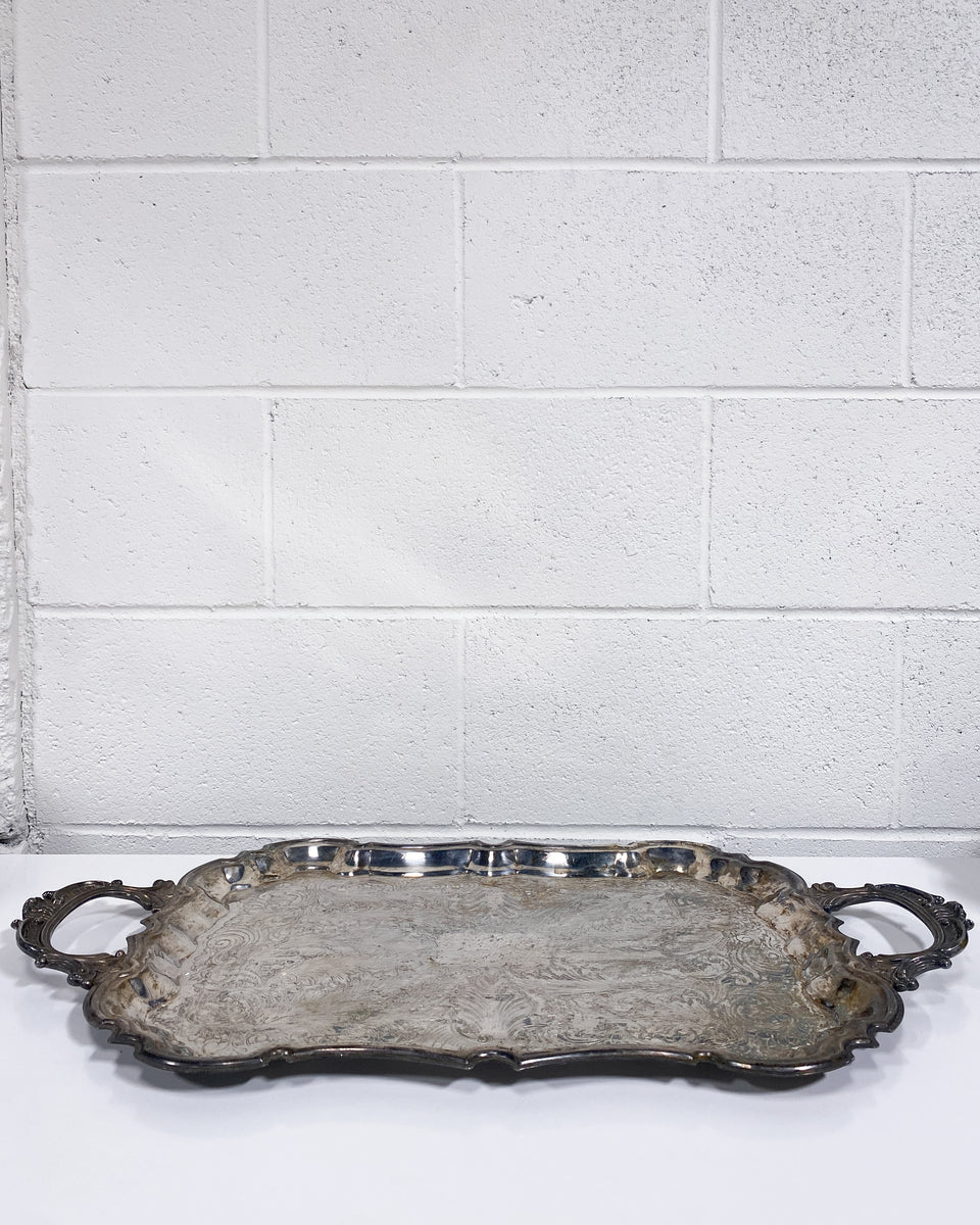 Vintage Silver Plated Copper Tray – Sunbeam Vintage