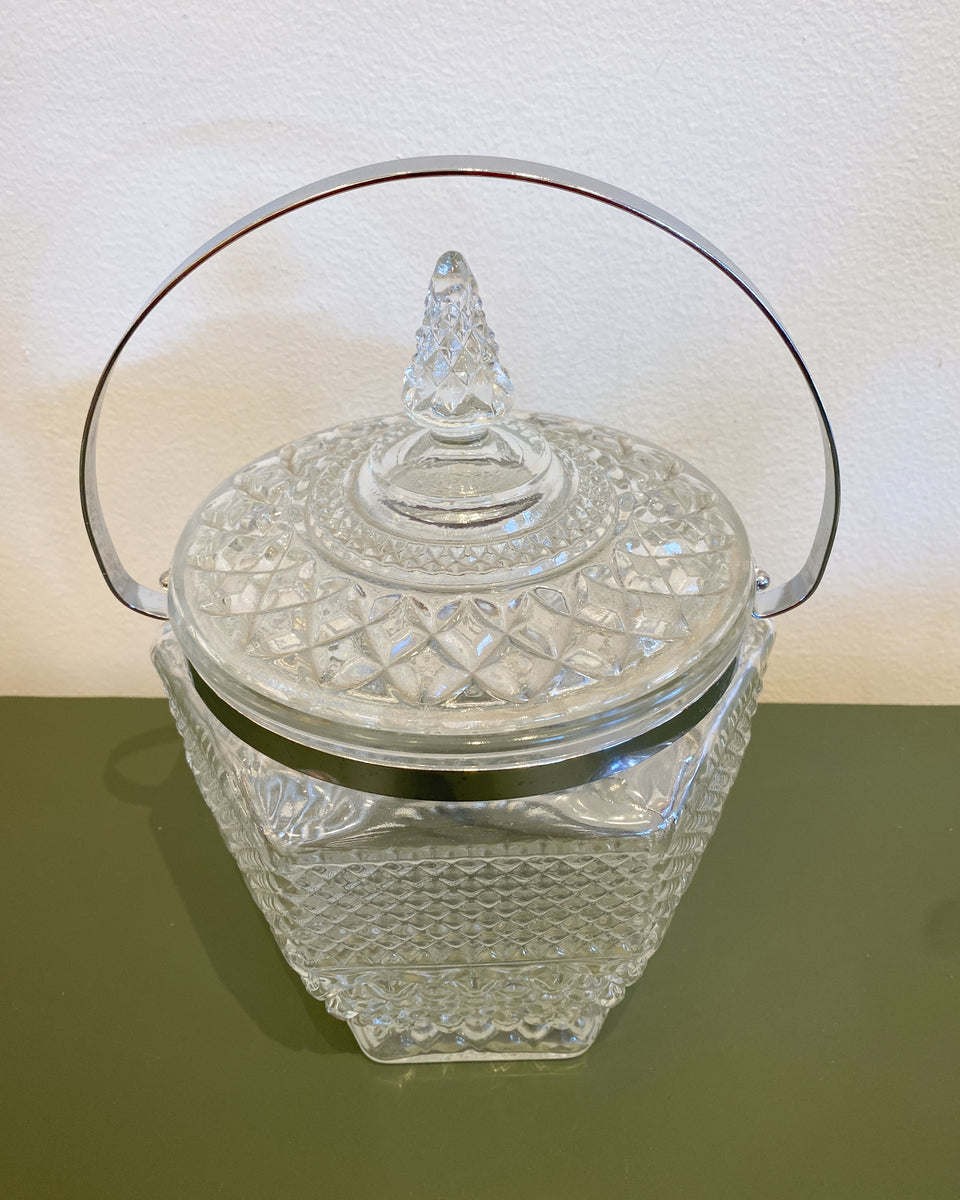 Vintage Art Deco Cut Glass Ice Bucket – Sunbeam Vintage