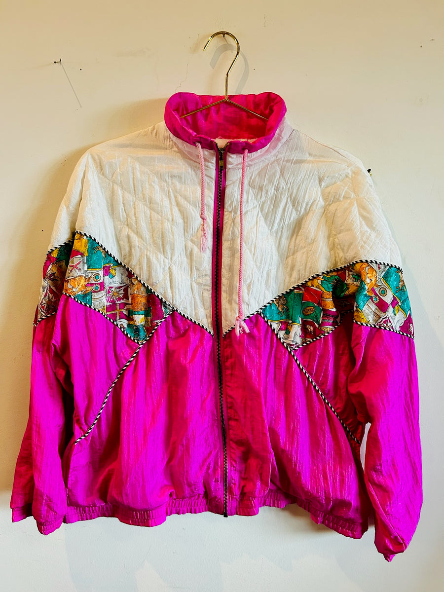 Vintage Hot Pink Wind Breaker Sweater – Sunbeam Vintage