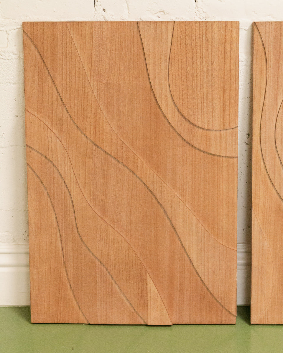 Abstract Wooden Wall Art – Sunbeam Vintage
