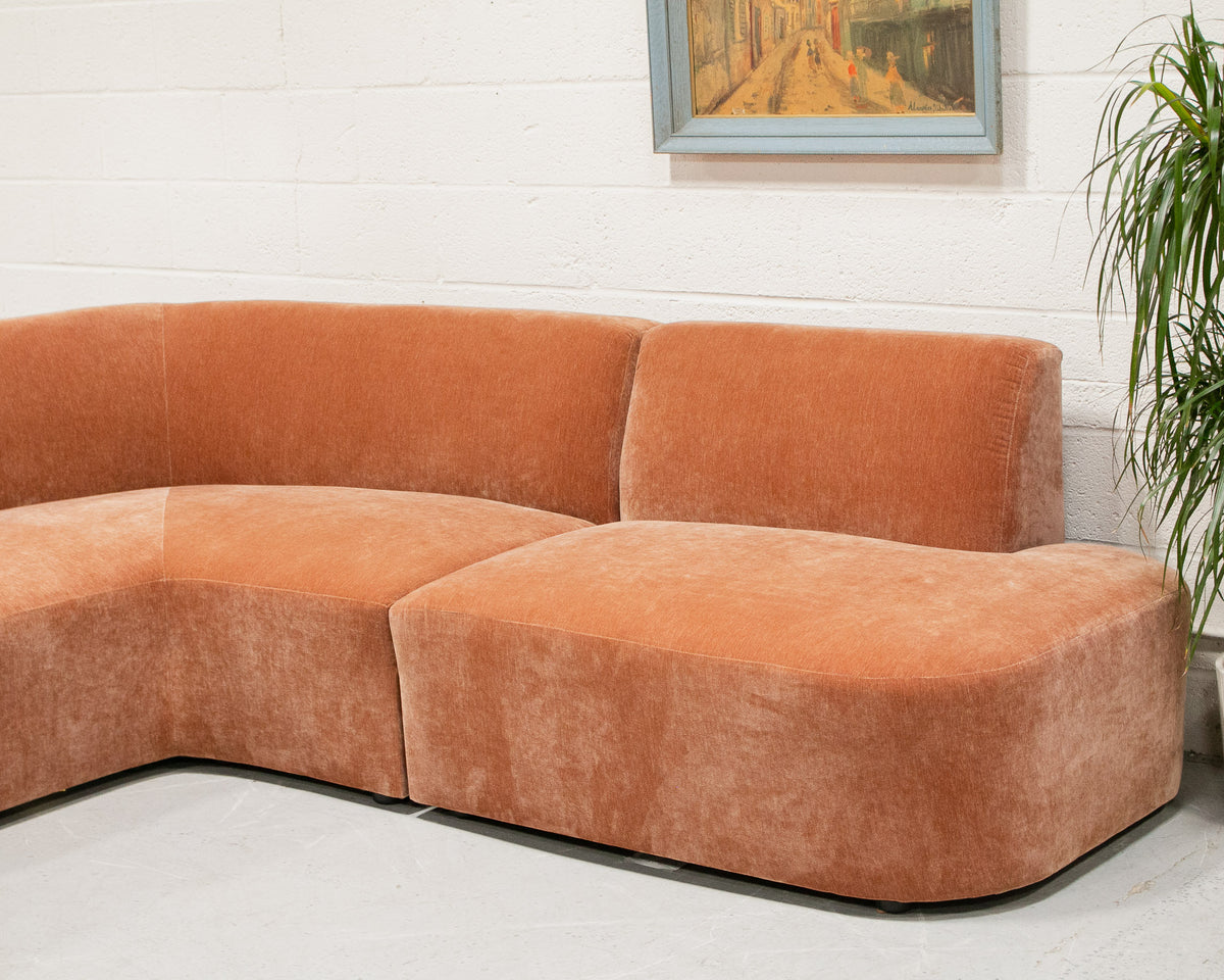 Bonnie 3 Piece Sectional Sofa in Amici Ginger – Sunbeam Vintage