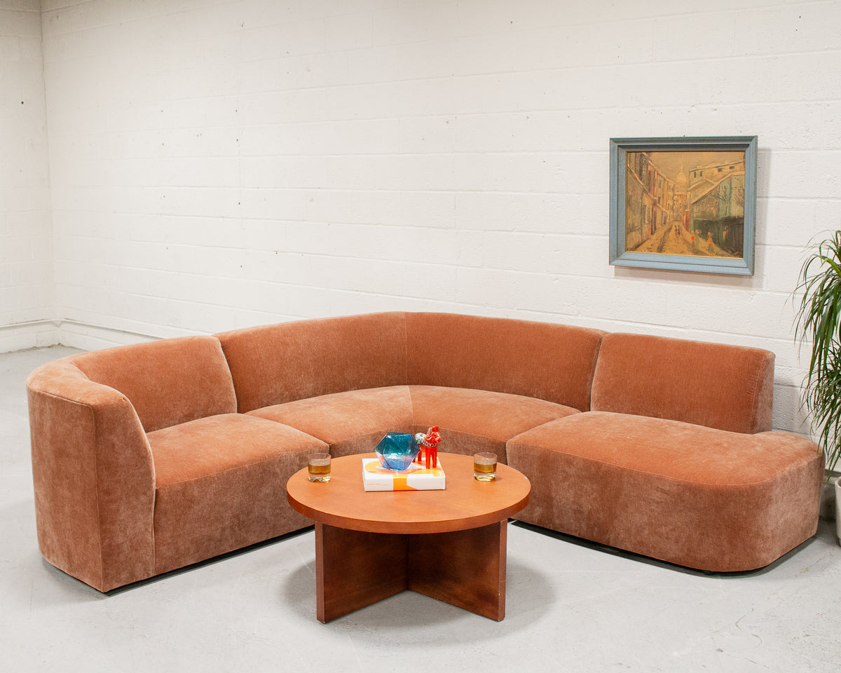 Bonnie 3 Piece Sectional Sofa in Amici Ginger – Sunbeam Vintage