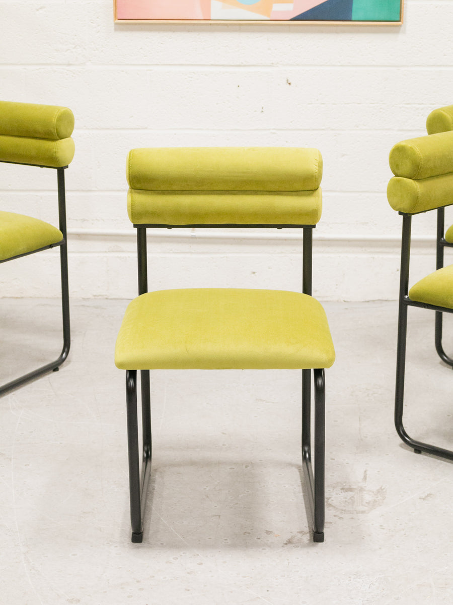 Green Roller Back Chair Set of 4 – Sunbeam Vintage