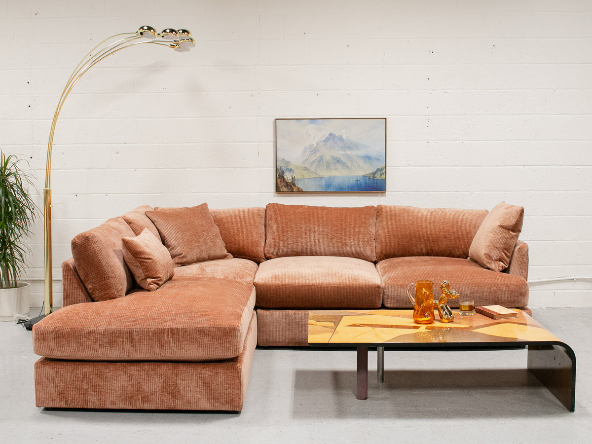 Michonne Sofa in Belmont Clay – Sunbeam Vintage