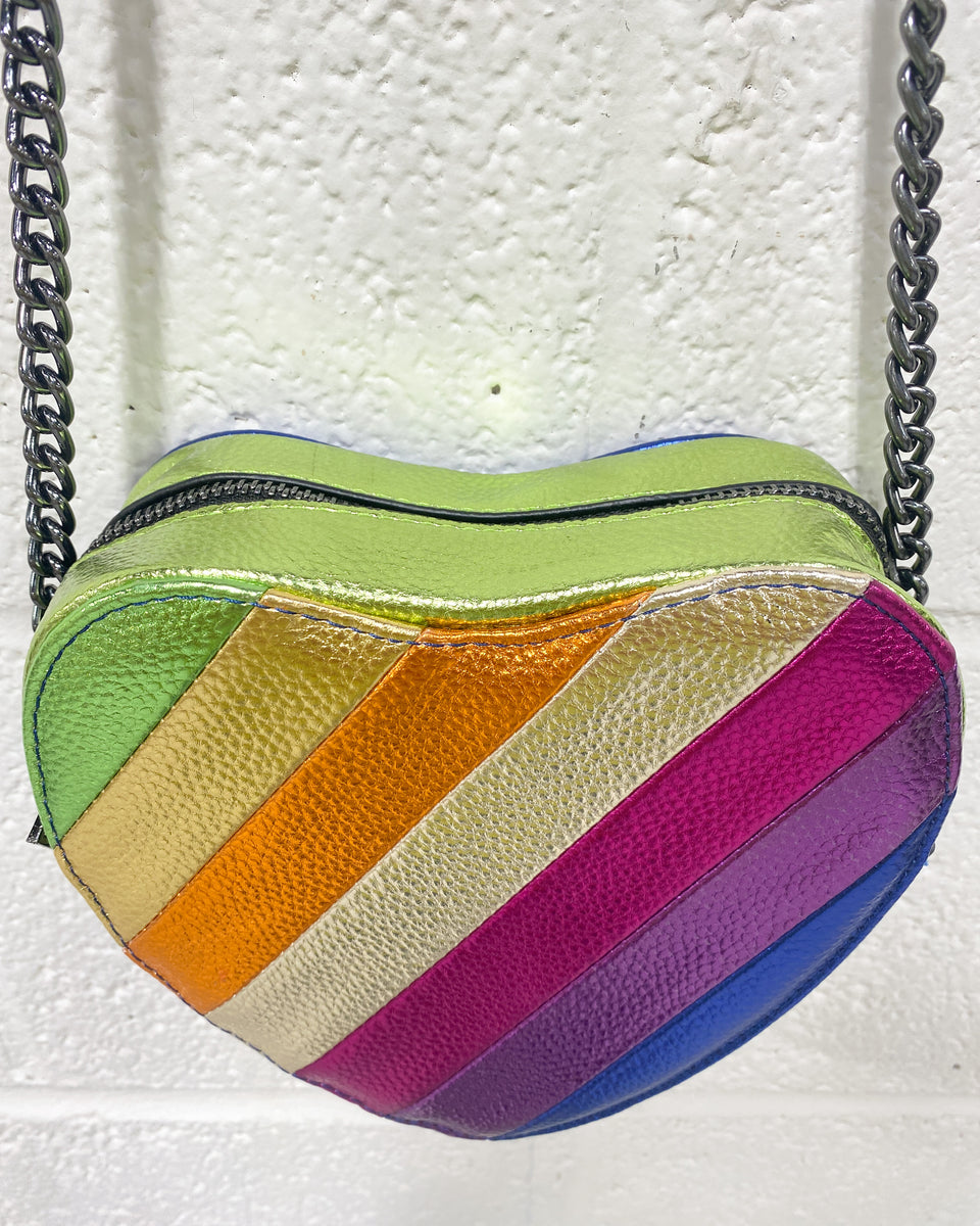 Heartshape Rainbow Purse – Sunbeam Vintage