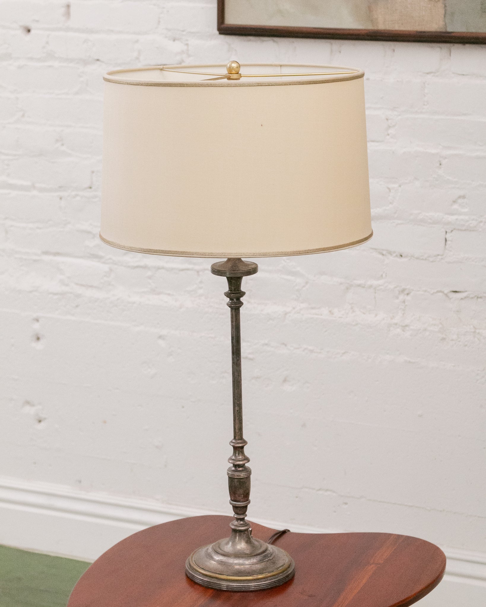Silver Plated Art Deco Table Lamp – Sunbeam Vintage