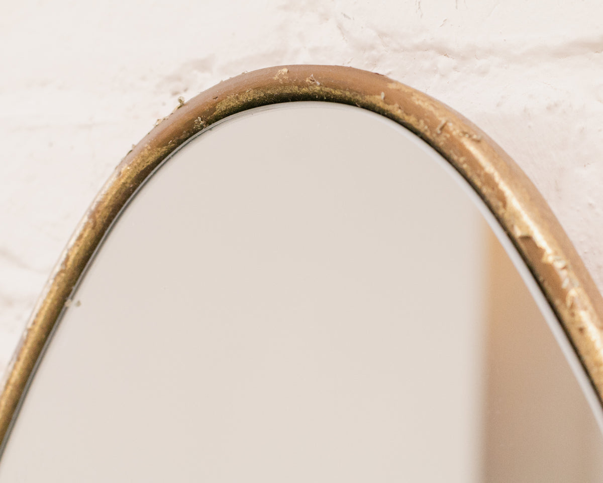 Mika Oblong Mirror in Gold – Sunbeam Vintage