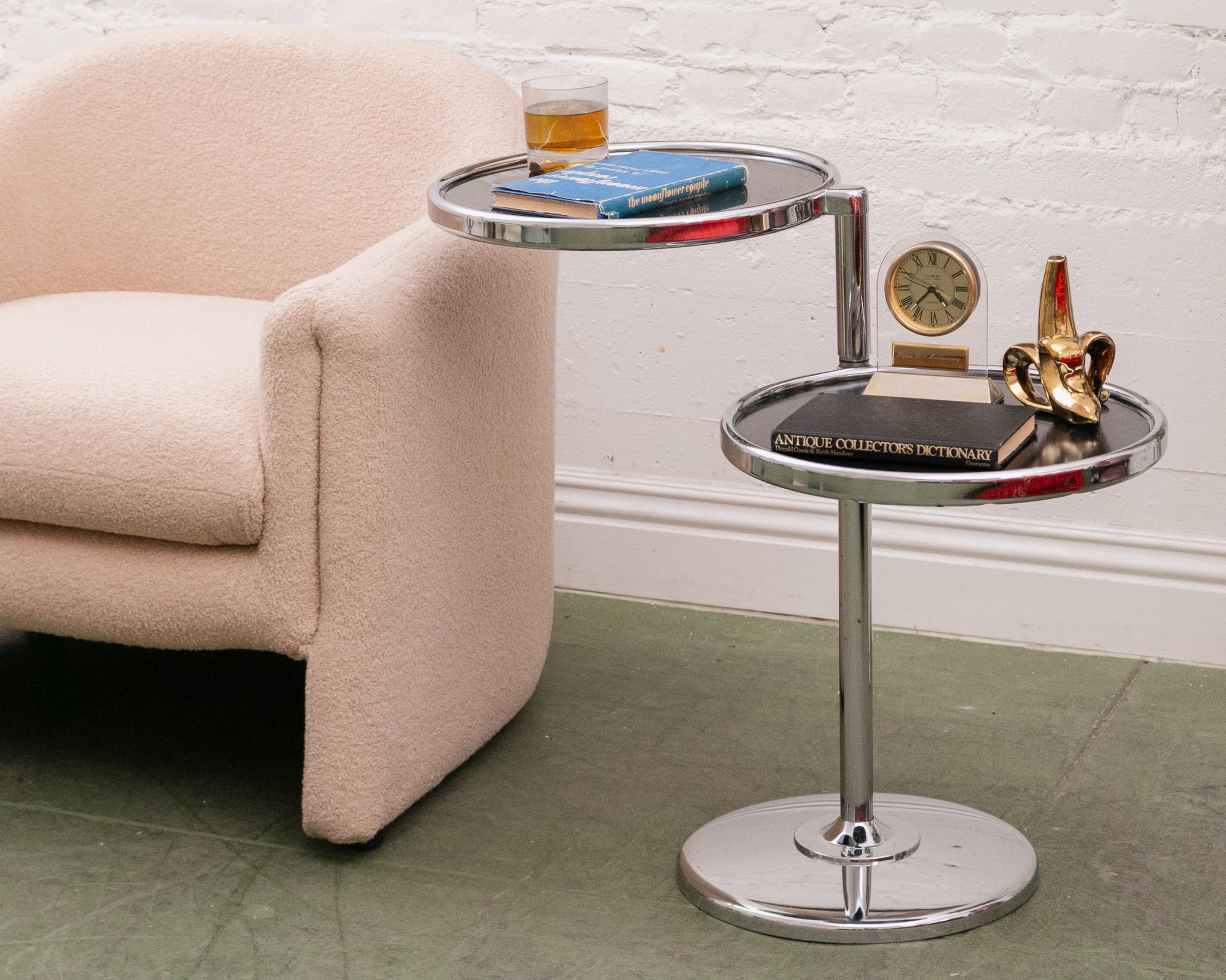 Double Level Post Modern Table – Sunbeam Vintage