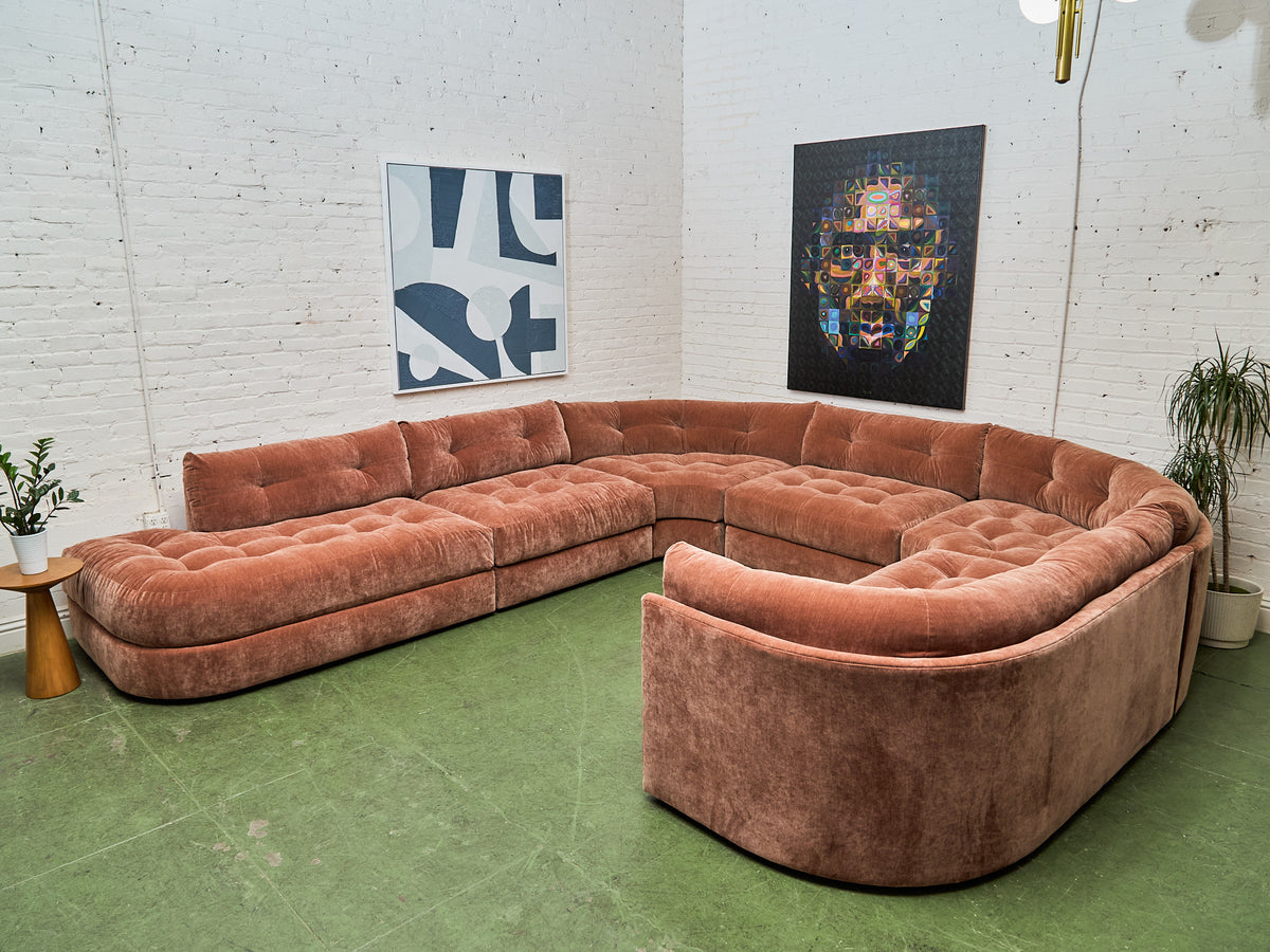 Prima 6 piece Sectional Sofa in Amici Ginger – Sunbeam Vintage