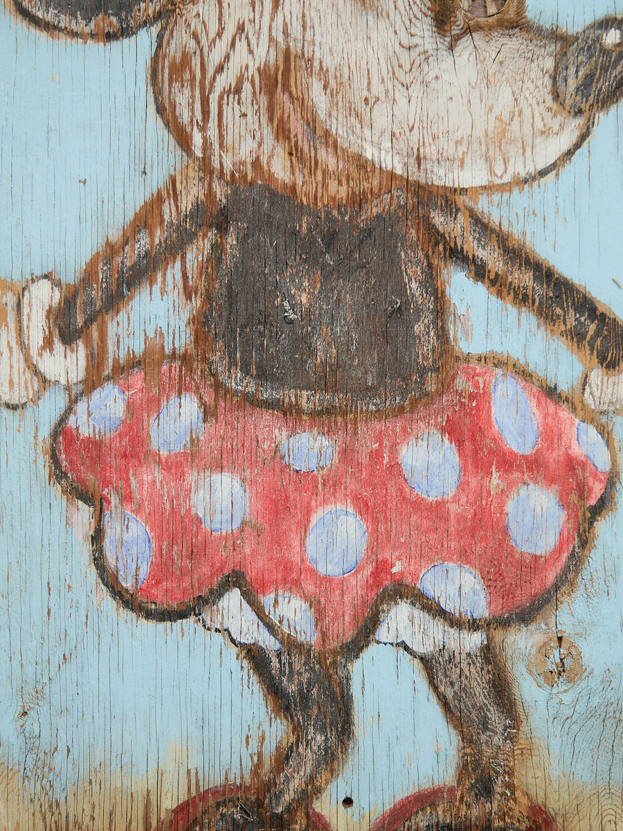 1940’s Folk Art Minnie Mouse – Sunbeam Vintage