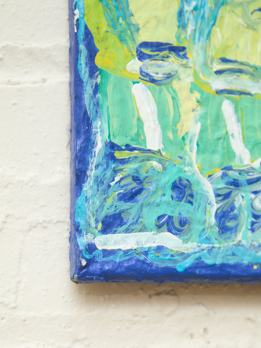 “The Crew” Abstract Expression in Acrylic – Sunbeam Vintage