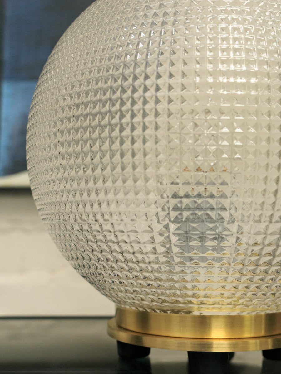 Textured Glass Lamp – Sunbeam Vintage