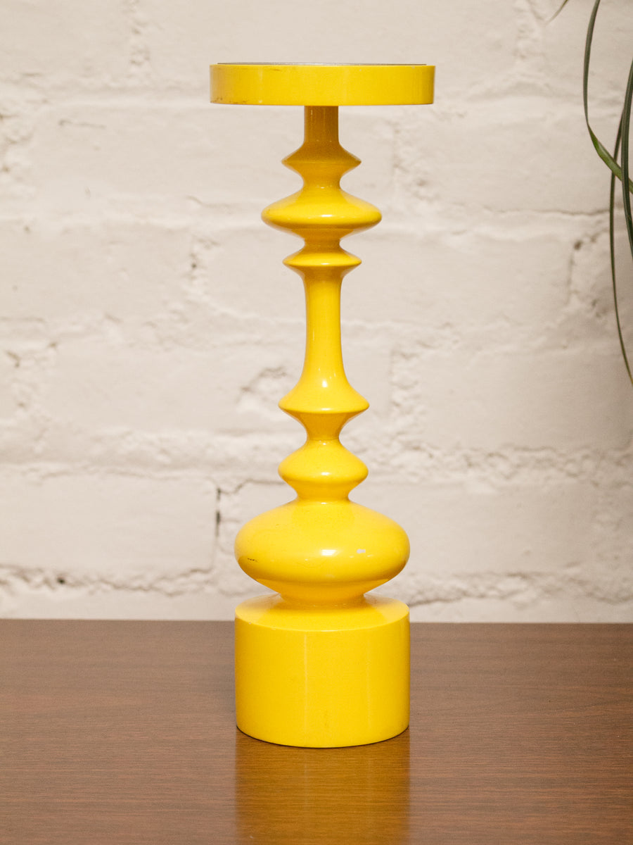 Bright Yellow Candle Holders – Sunbeam Vintage
