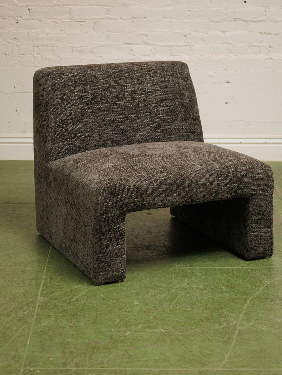 Mineral Grey Brown Blocky Chair – Sunbeam Vintage