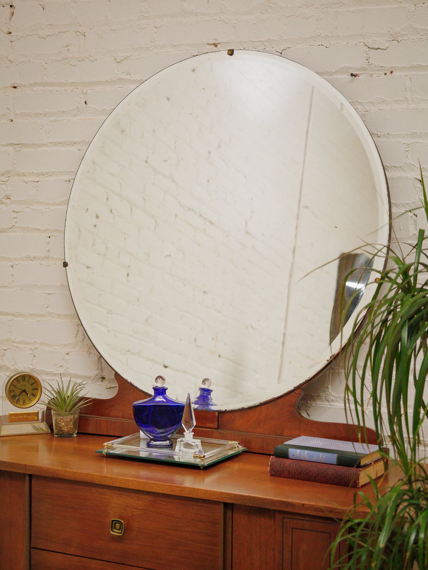 Circle Art Deco Mirror – Sunbeam Vintage